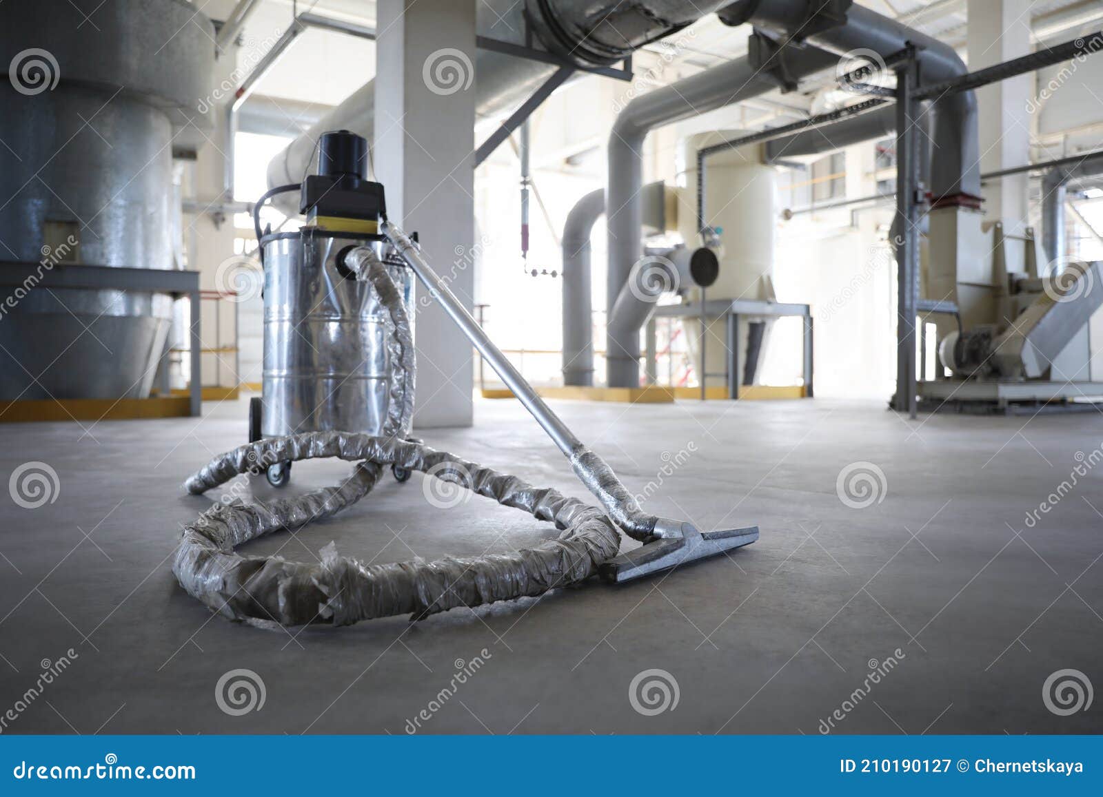 Modern Granary with Different Equipment, Inside View Stock Image ...