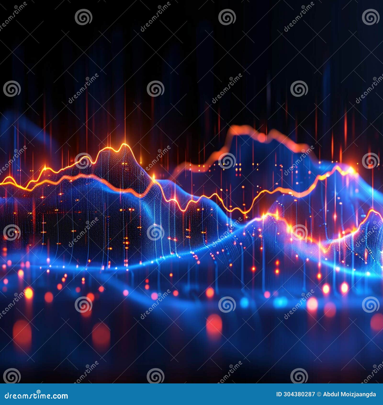 Modern Graph Chart Image with a Stylish and Dynamic Line Stock ...