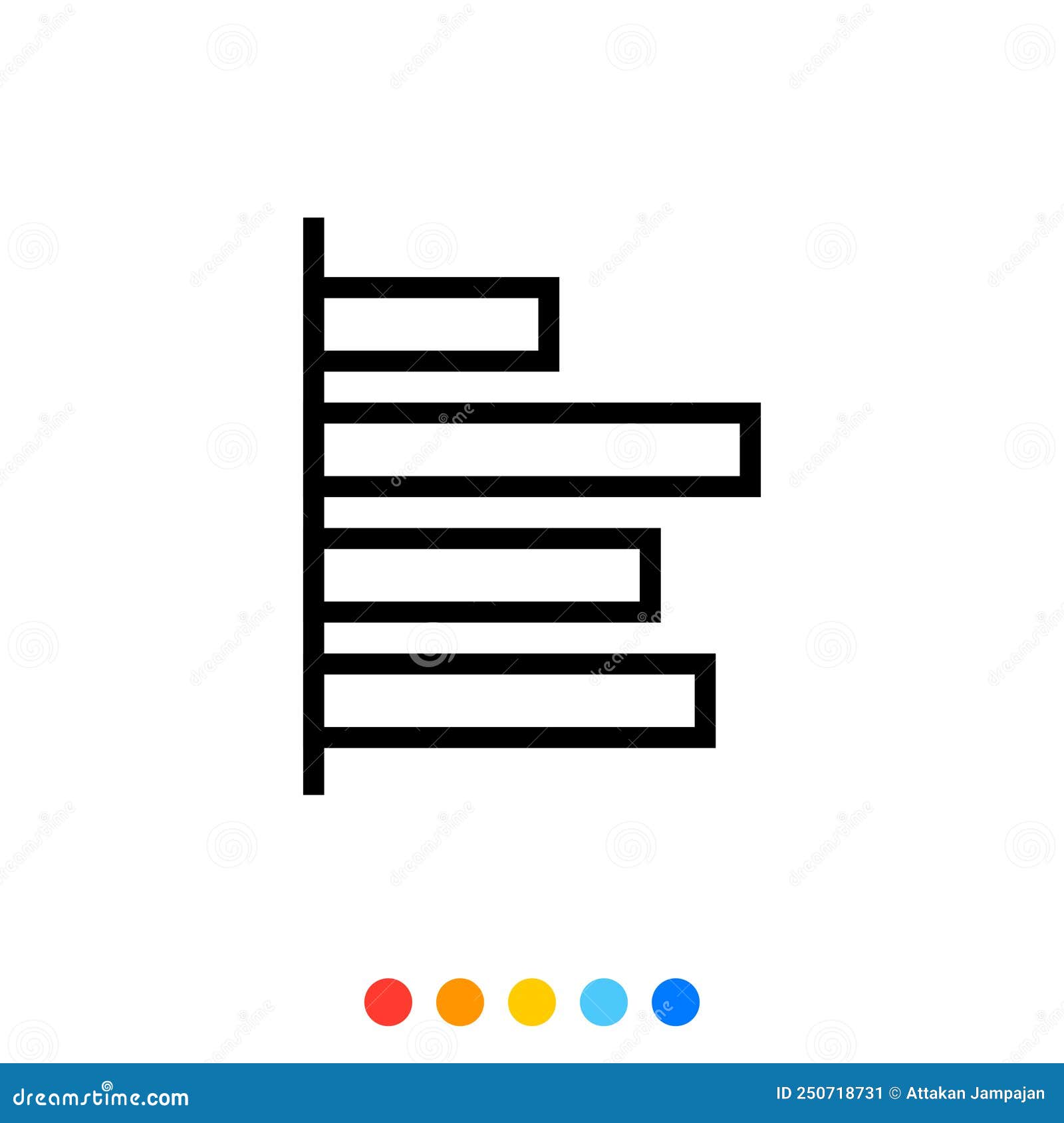 Graph Chart Icon, Vector and Illustration. Stock Vector - Illustration ...
