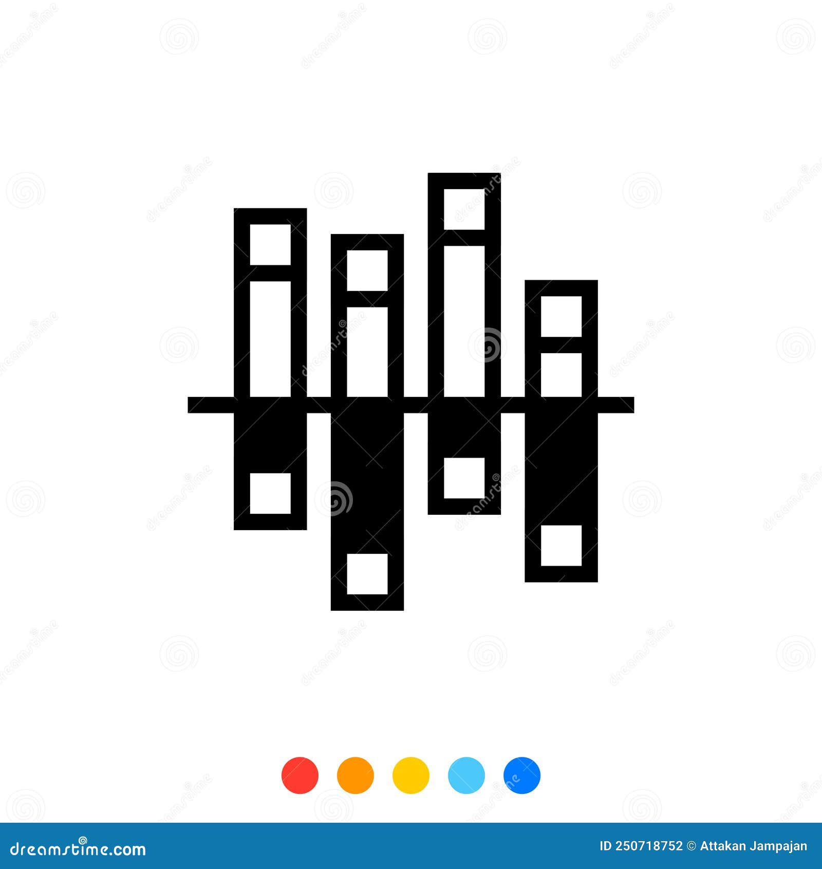 Graph Chart Icon, Vector and Illustration. Stock Vector - Illustration ...