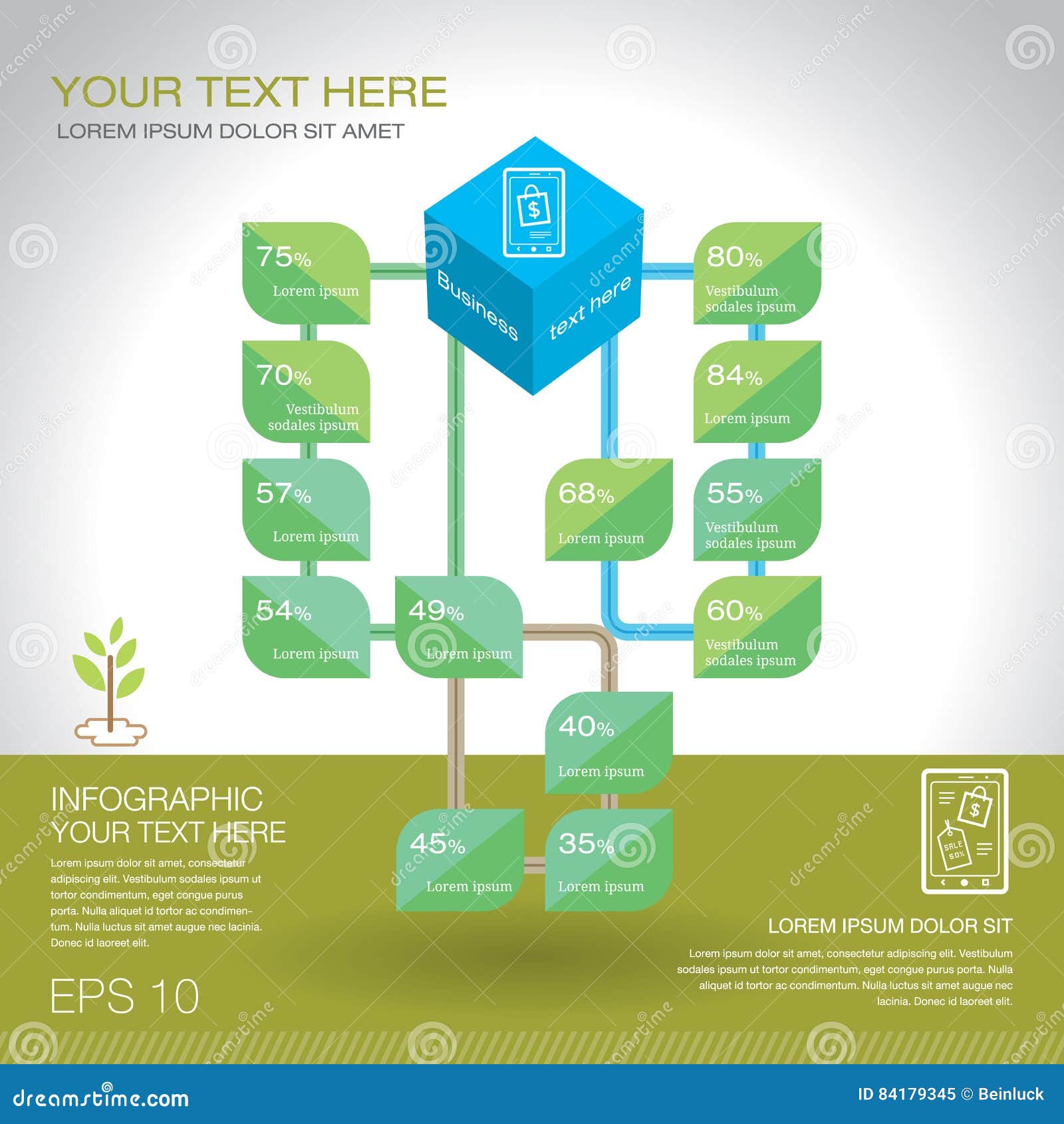 Modern Graph Design or Infographic Design Template for Business Stock ...