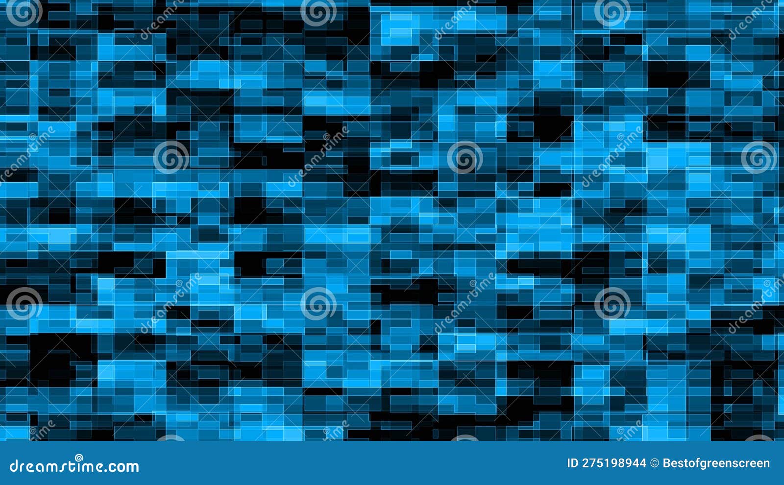 Modern Graphic Background in Blue Design - Random Arrangement of ...