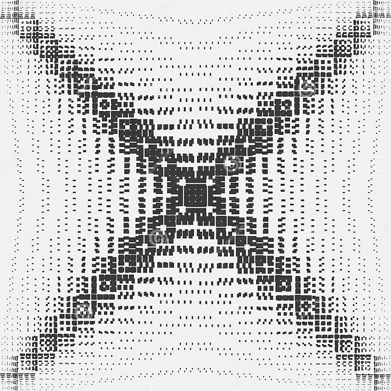 Modern Graphic Poster with Tech Tile Design Stock Vector - Illustration ...