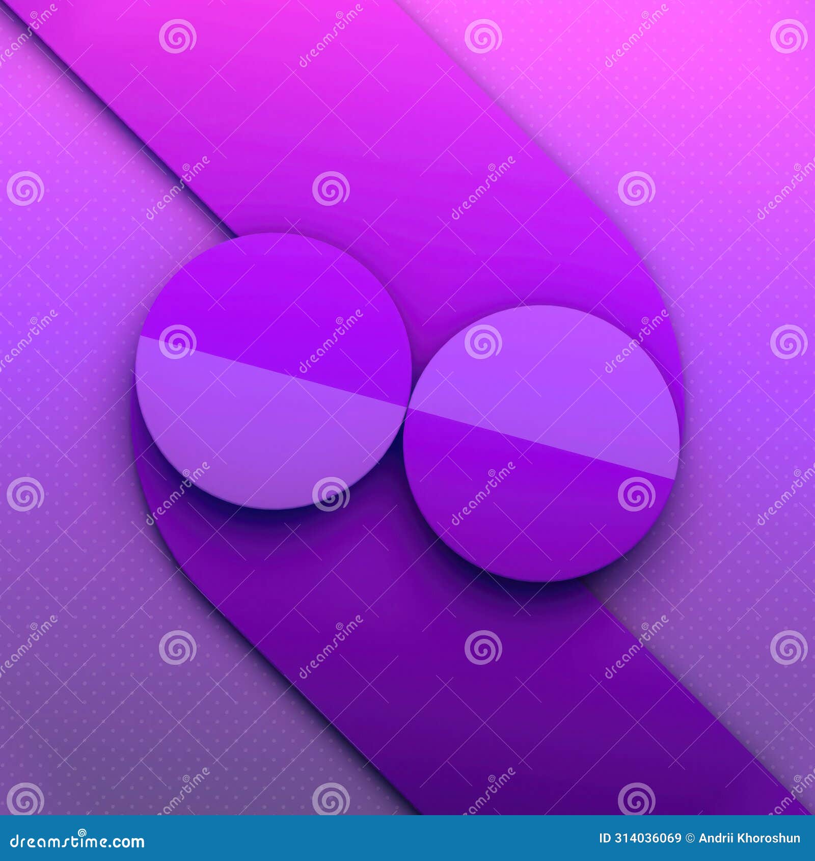 Modern Graphics in Purple Tones, Where Simple Geometric Shapes ...