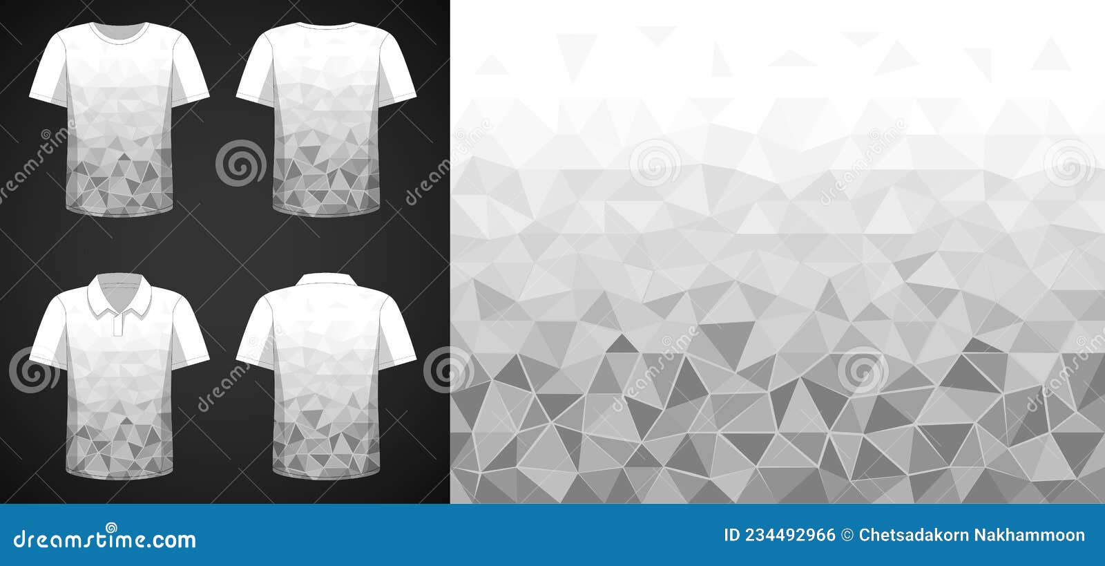 Modern Gray Polygon Texture Vector Illustration Stock Vector ...