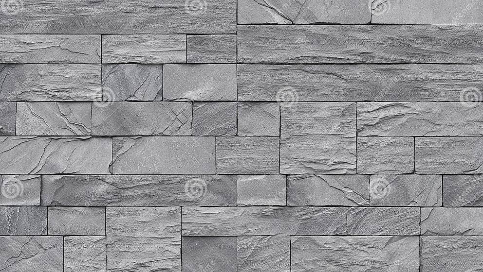 Modern Gray Stone Cladding Wall Tiles Creating Seamless Texture Stock ...