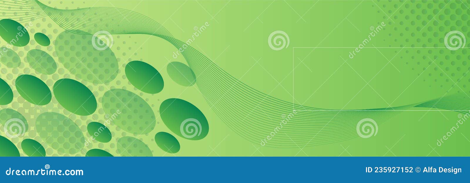 Modern Green Abstract Banner Background. Vector Abstract Graphic Design ...