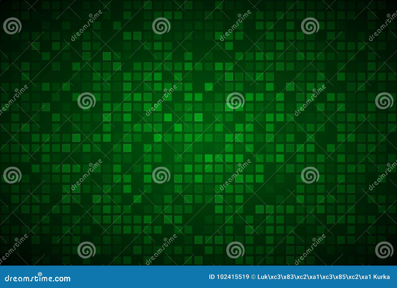 Modern Green Abstract Vector Background with Transparent Squares Stock ...