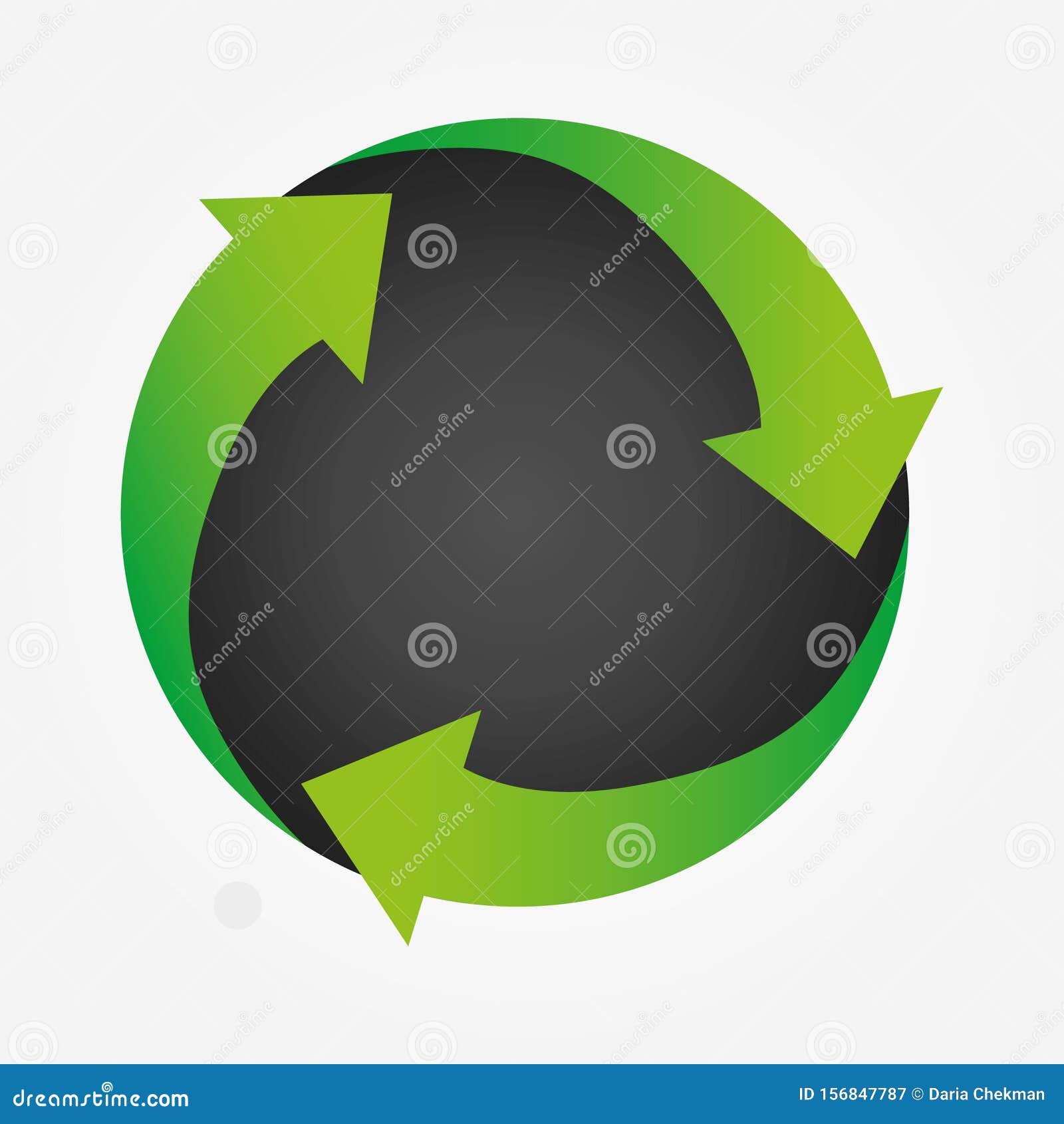 Modern Green Business Economic Logo. App Refresh Icon Stock ...