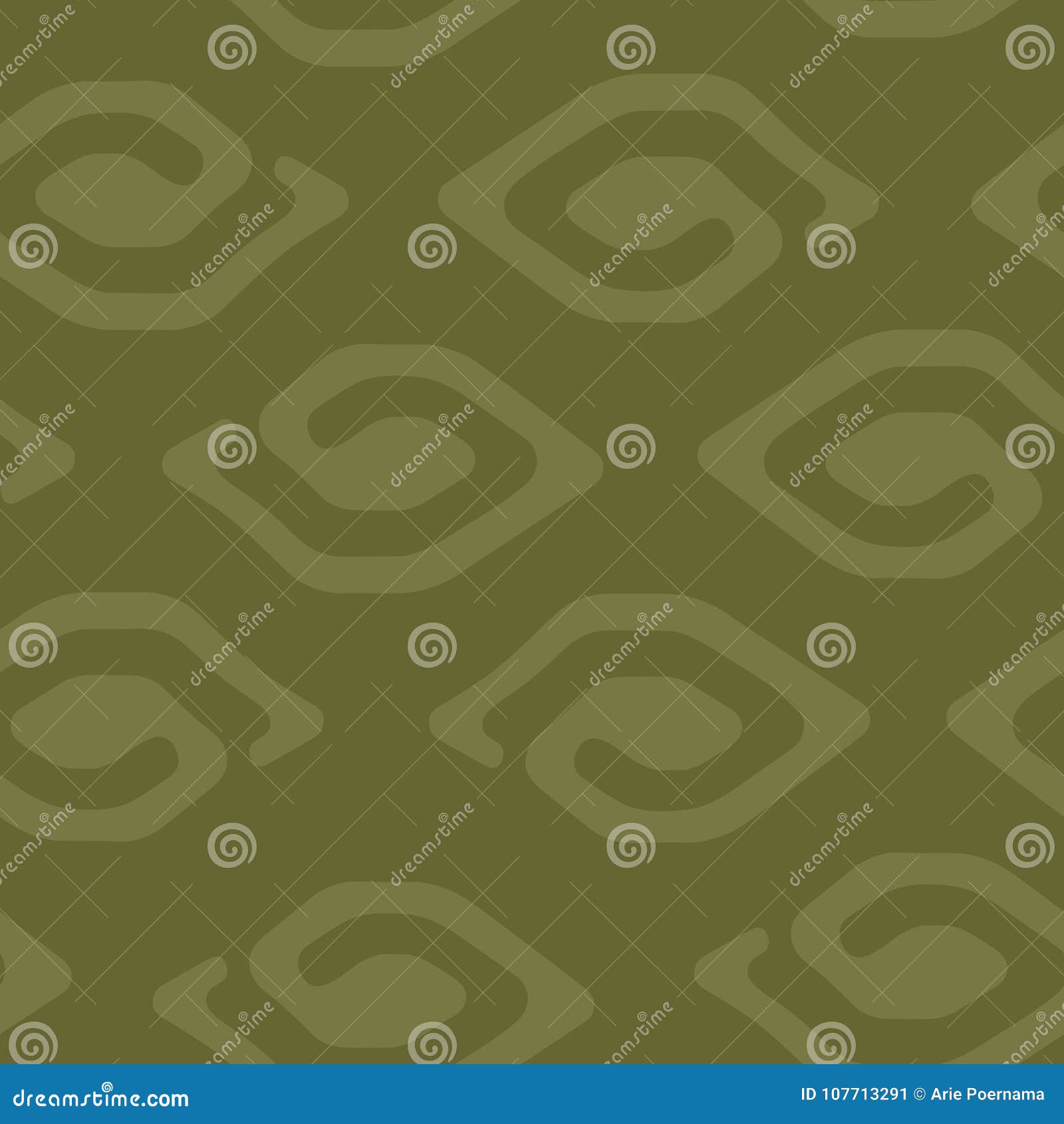 Modern Green Ethnic Seamless Pattern Vector Background Stock Vector ...