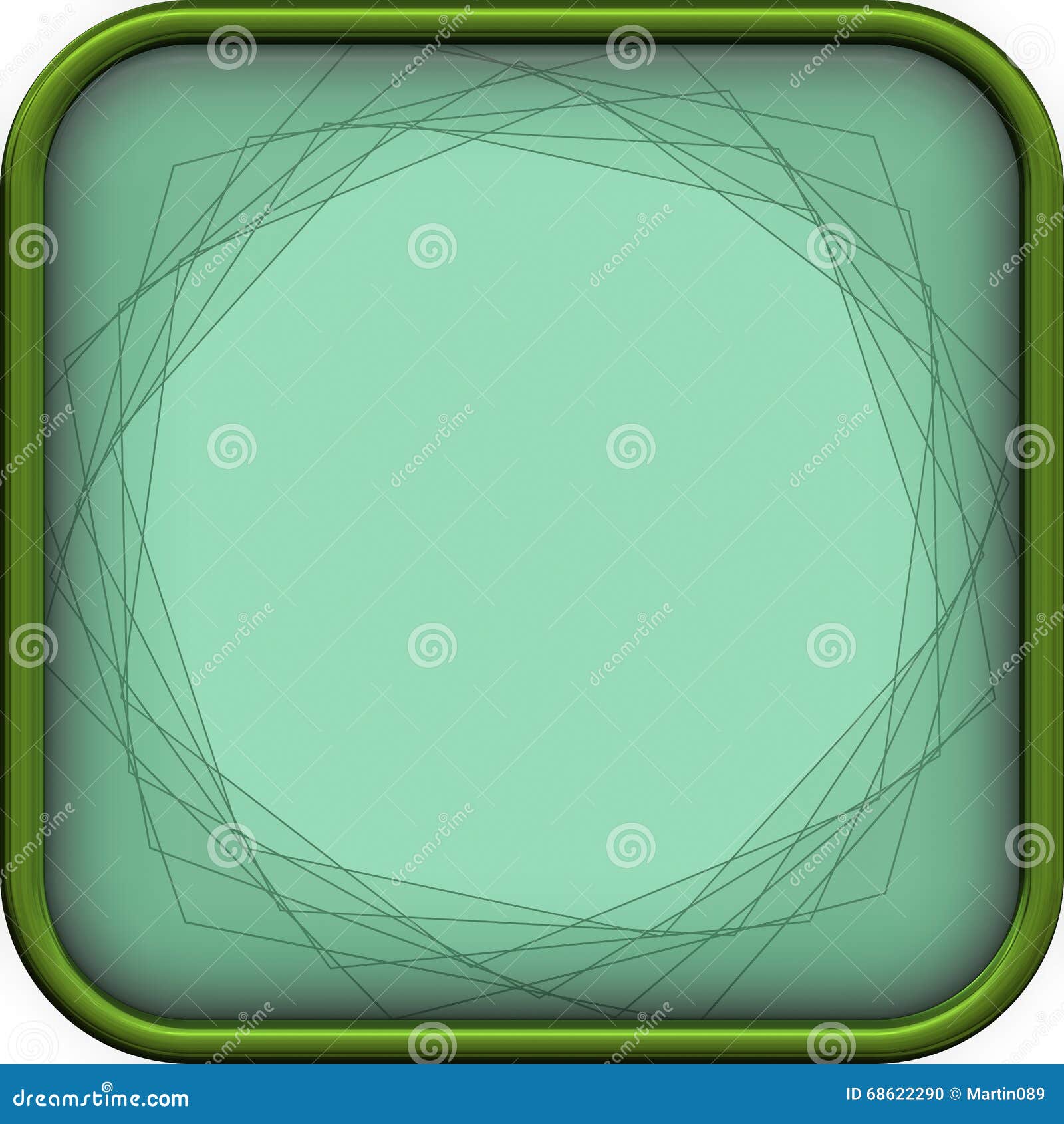 Modern green frame stock illustration. Illustration of adspace - 68622290