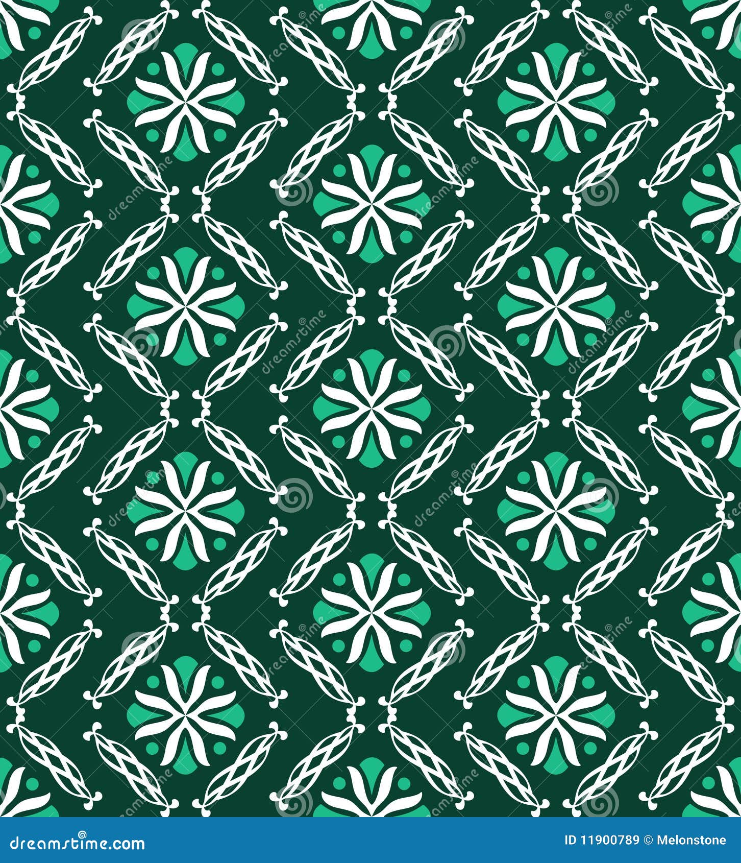 Modern Green Geometric Pattern Stock Illustration - Illustration of ...