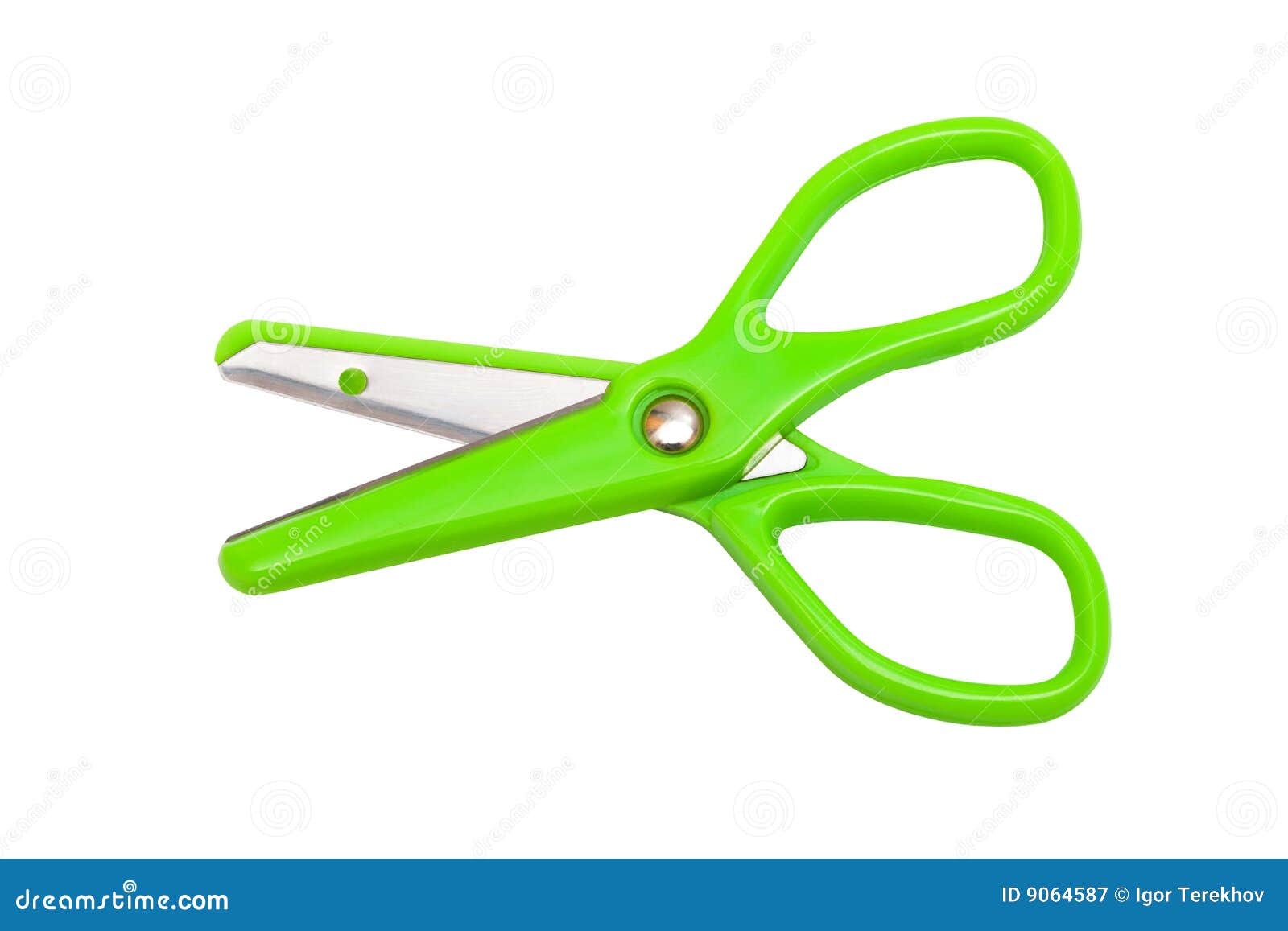 Modern Green Scissors Royalty Free Stock Photography - Image: 9064587