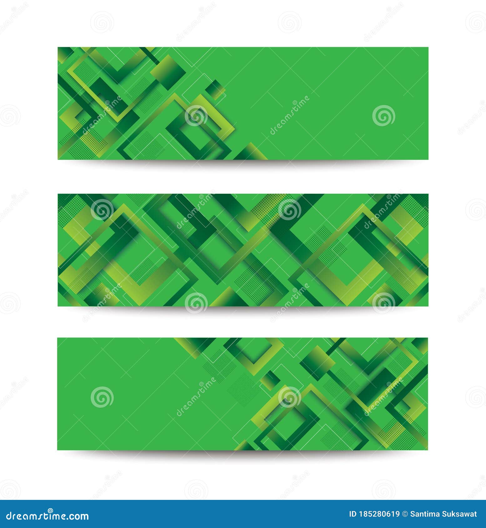 Modern Green Square Gradient Trendy Background Vector Illustration ...