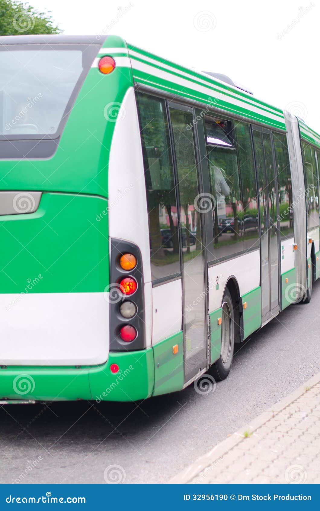 Modern green urban bus stock photo. Image of design, city - 32956190