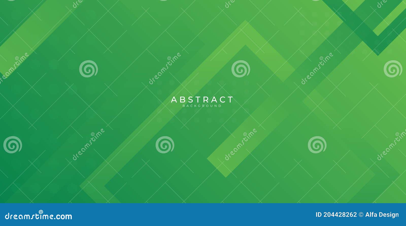 Modern Green Web Header Abstract Background. Vector Illustration Tech ...