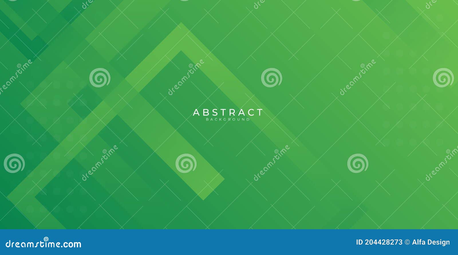 Modern Green Web Header Abstract Background. Vector Illustration Tech ...