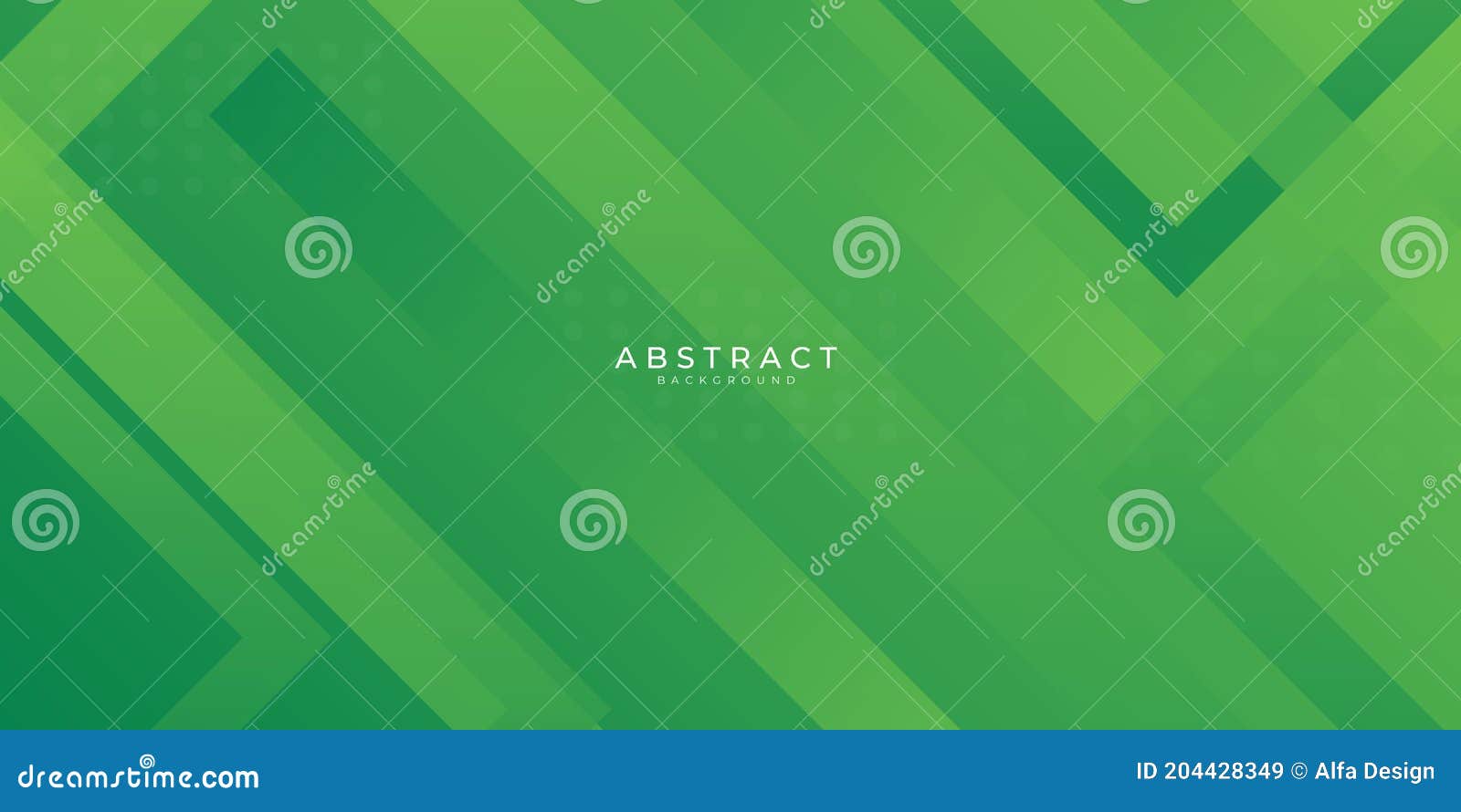 Modern Green Web Header Abstract Background. Vector Illustration Tech ...