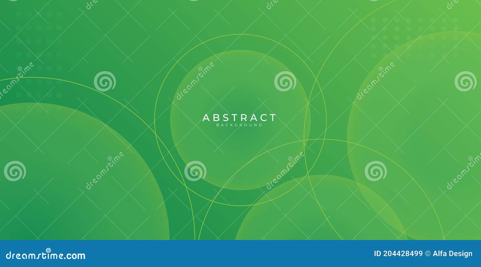 Modern Green Web Header Abstract Background. Vector Illustration Tech ...