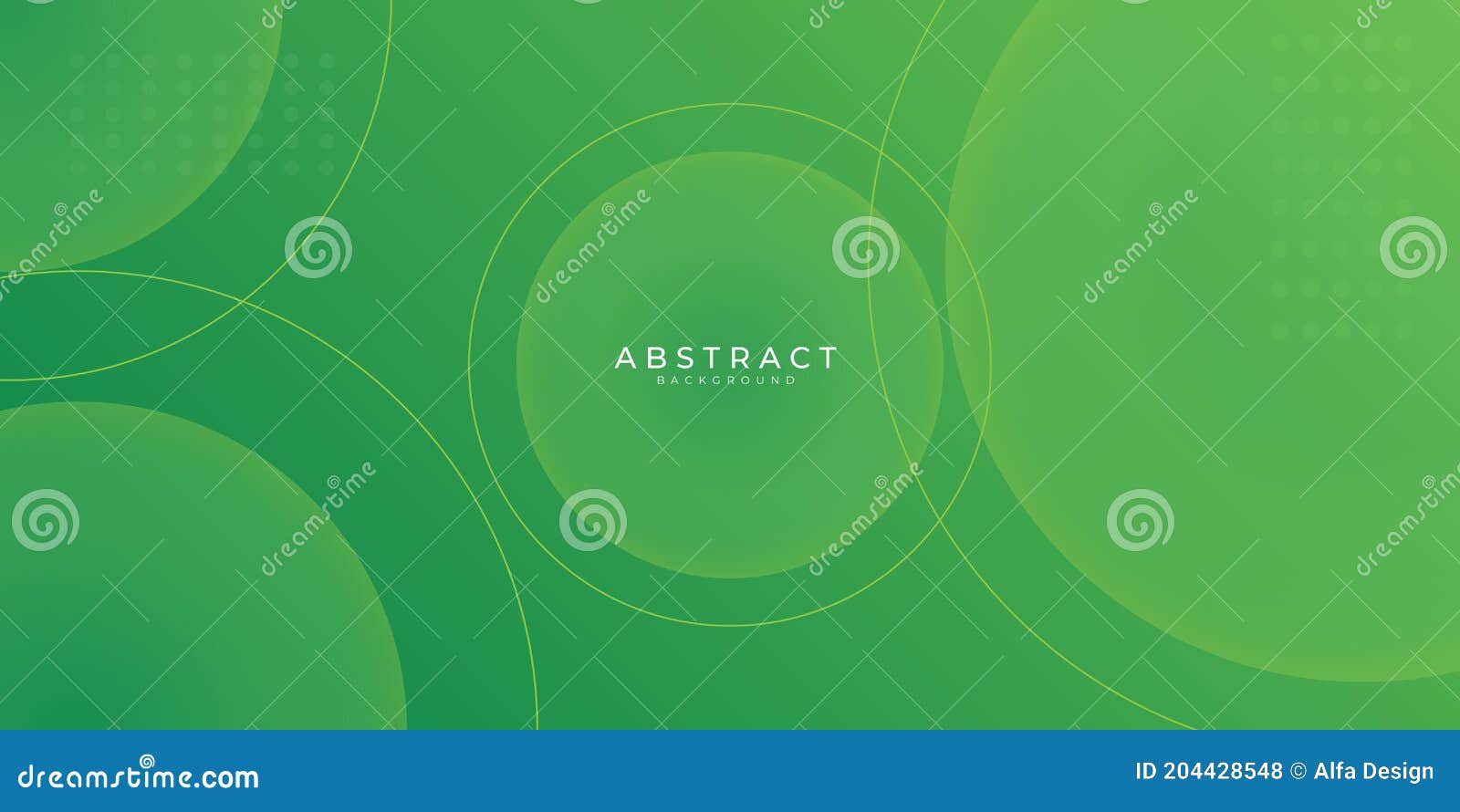 Modern Green Web Header Abstract Background. Vector Illustration Tech ...