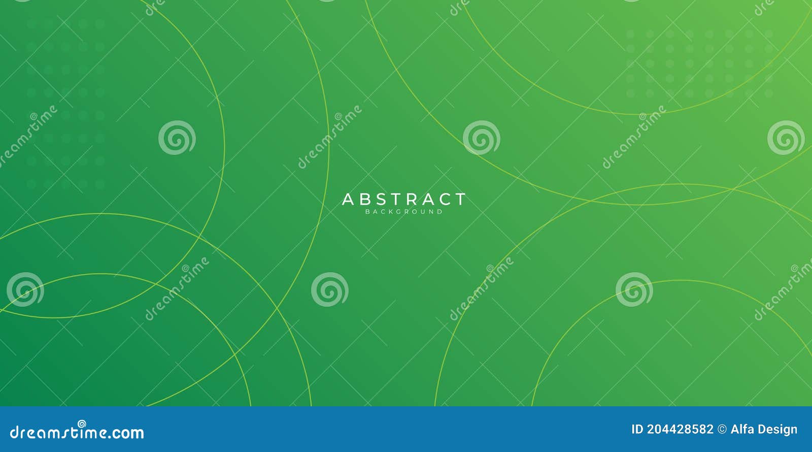 Modern Green Web Header Abstract Background. Vector Illustration Tech ...