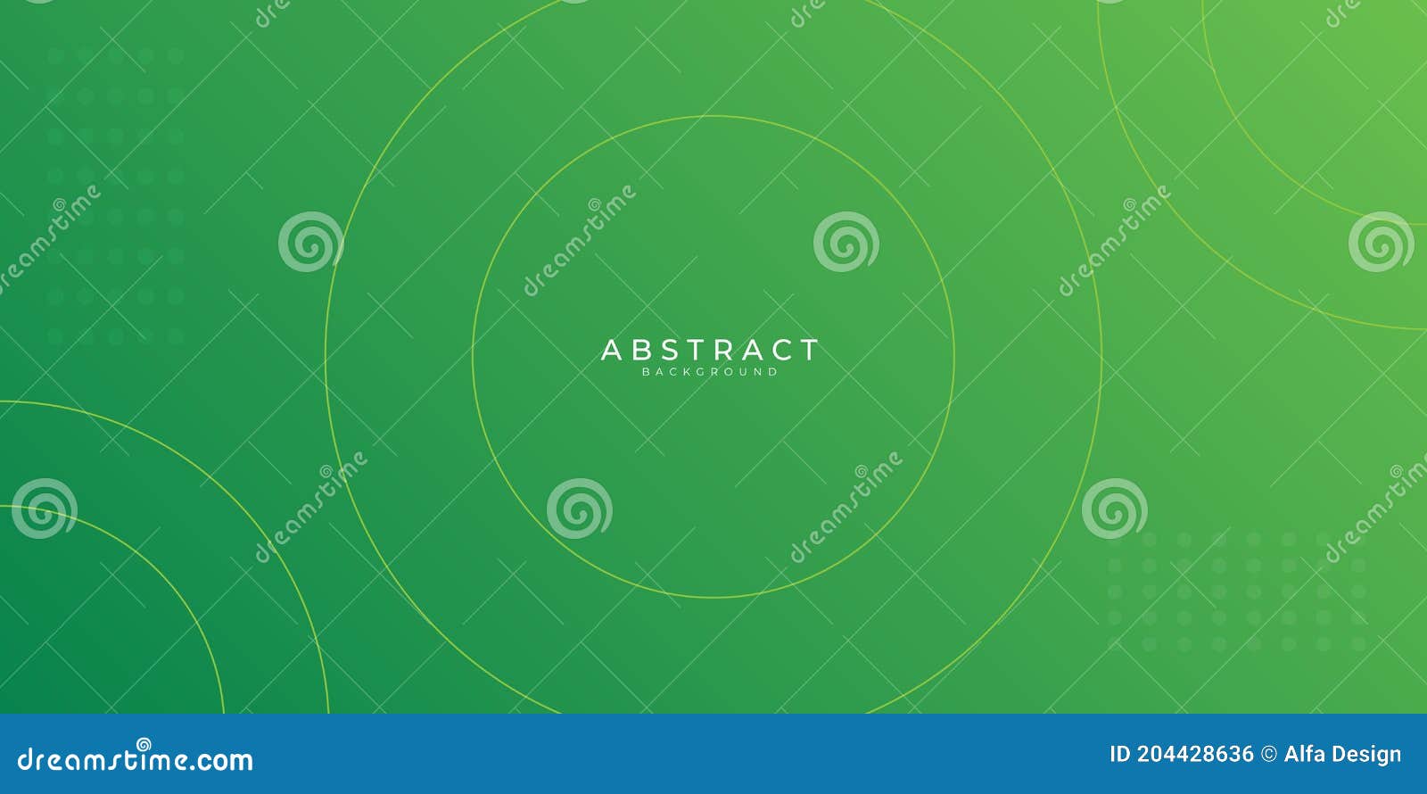 Modern Green Web Header Abstract Background. Vector Illustration Tech ...