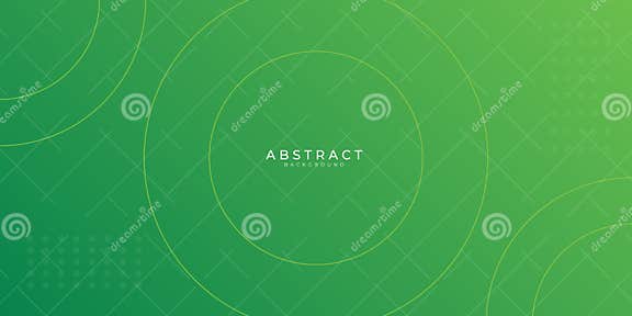 Modern Green Web Header Abstract Background. Vector Illustration Tech ...