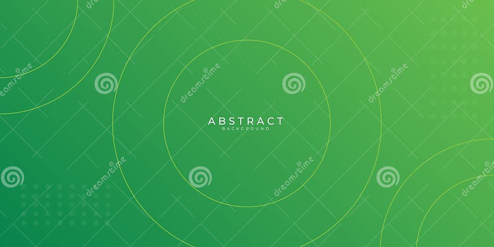 Modern Green Web Header Abstract Background. Vector Illustration Tech ...