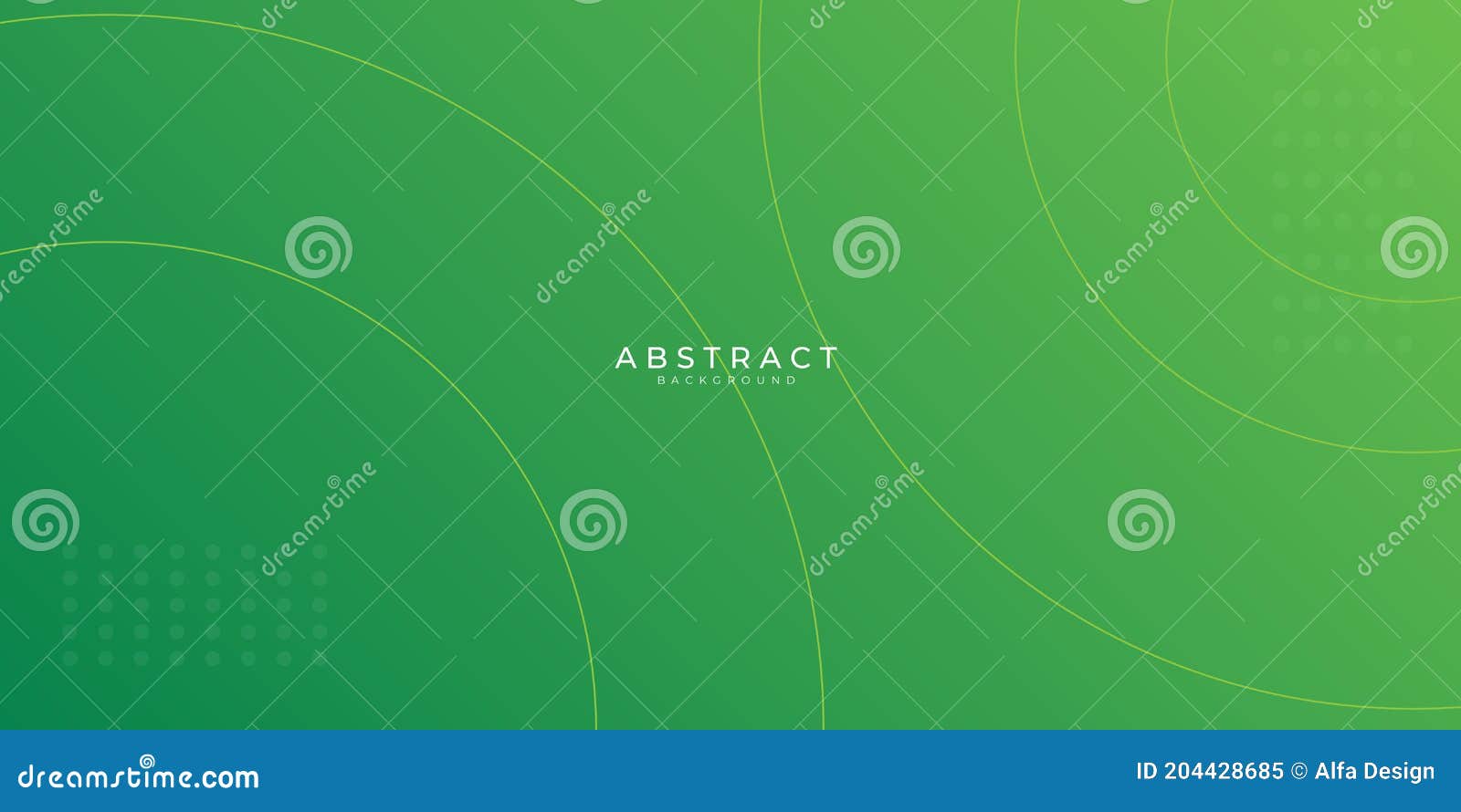Modern Green Web Header Abstract Background. Vector Illustration Tech ...