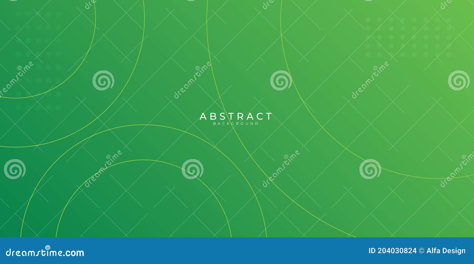 Modern Green Web Header Abstract Background. Vector Illustration Tech ...