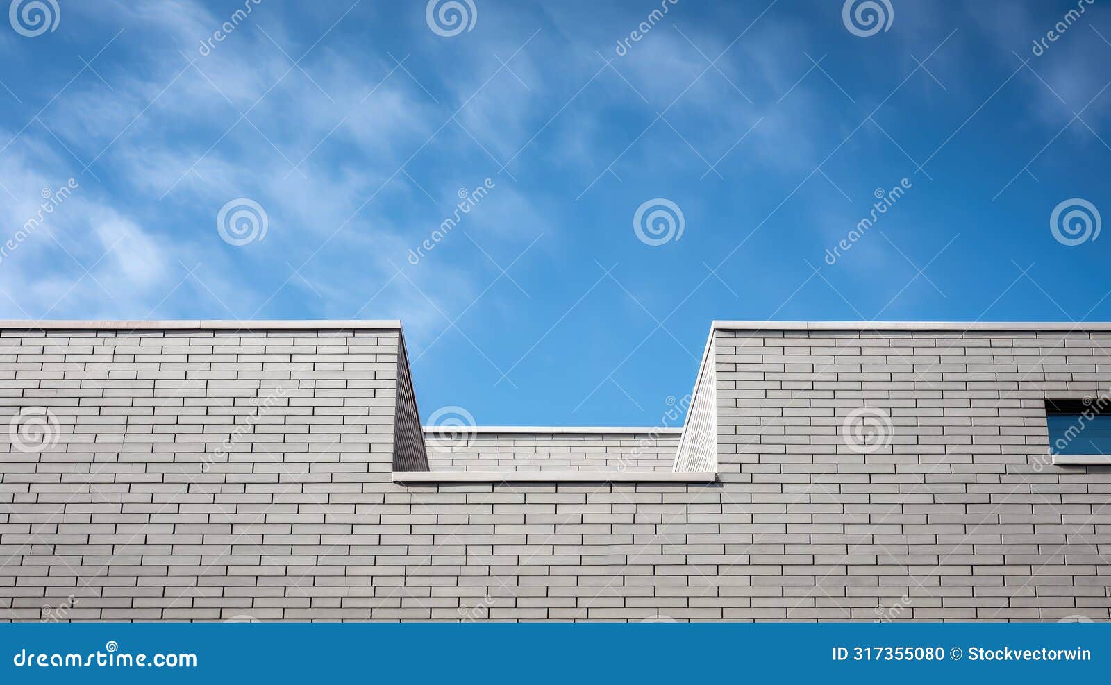Modern grey bricks stock illustration. Illustration of grey - 317355080