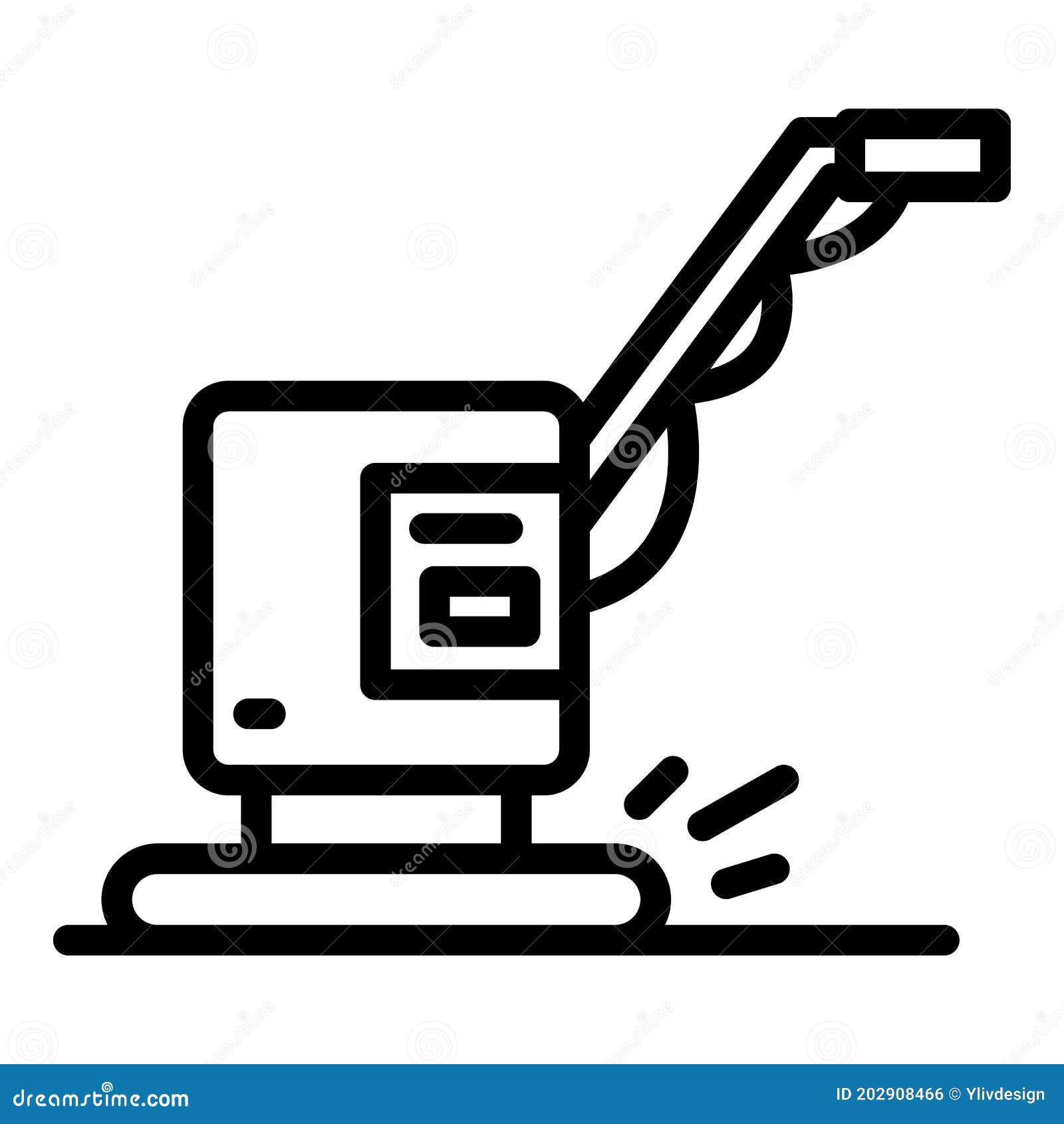 Modern Grinding Machine Icon, Outline Style Stock Vector - Illustration ...