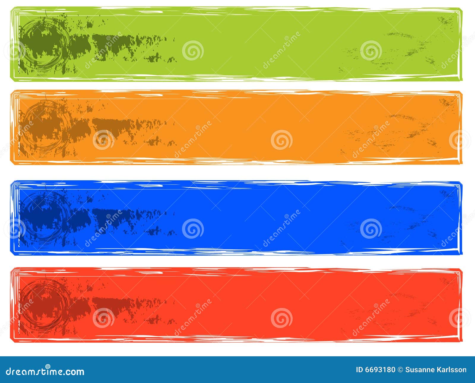 Modern grunge banners stock vector. Illustration of orange - 6693180