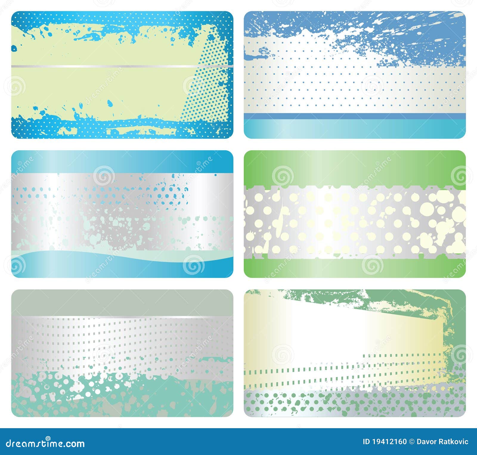 Modern grunge cards set stock vector. Illustration of banner - 19412160