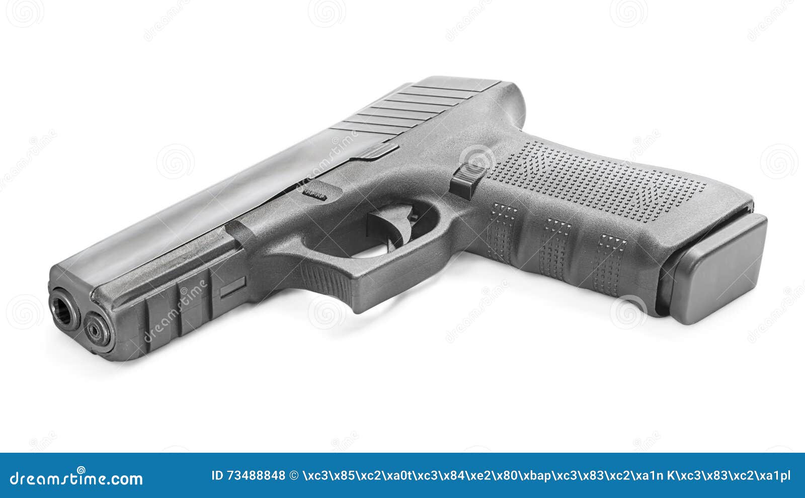 Modern gun stock photo. Image of gray, contemporary, metal - 73488848