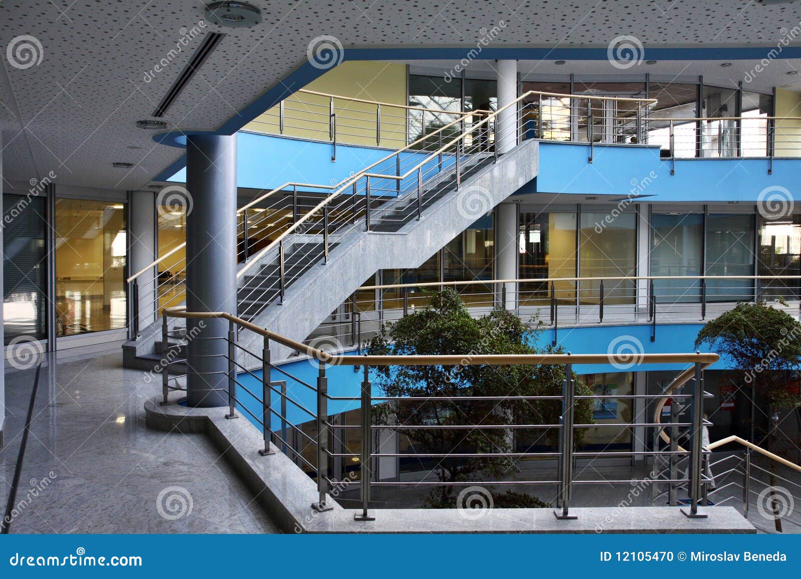 Modern hall stock photo. Image of architecture, design - 12105470