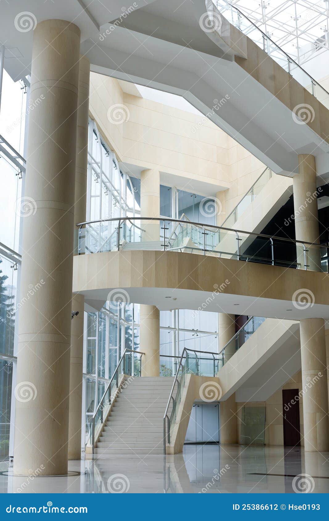 Modern hall stock photo. Image of modern, corporate, floor - 25386612