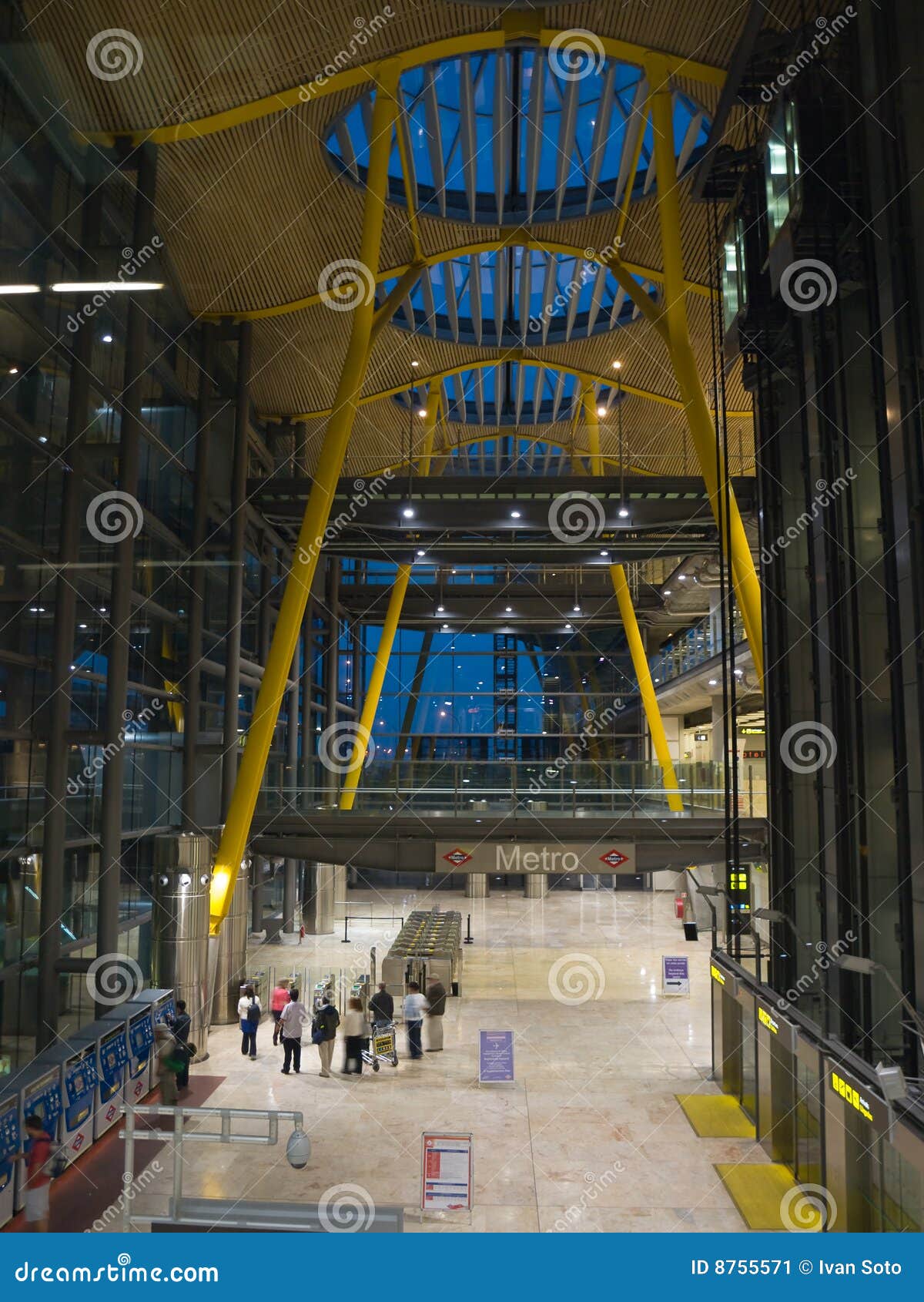 Modern hall stock image. Image of urban, metro, building - 8755571