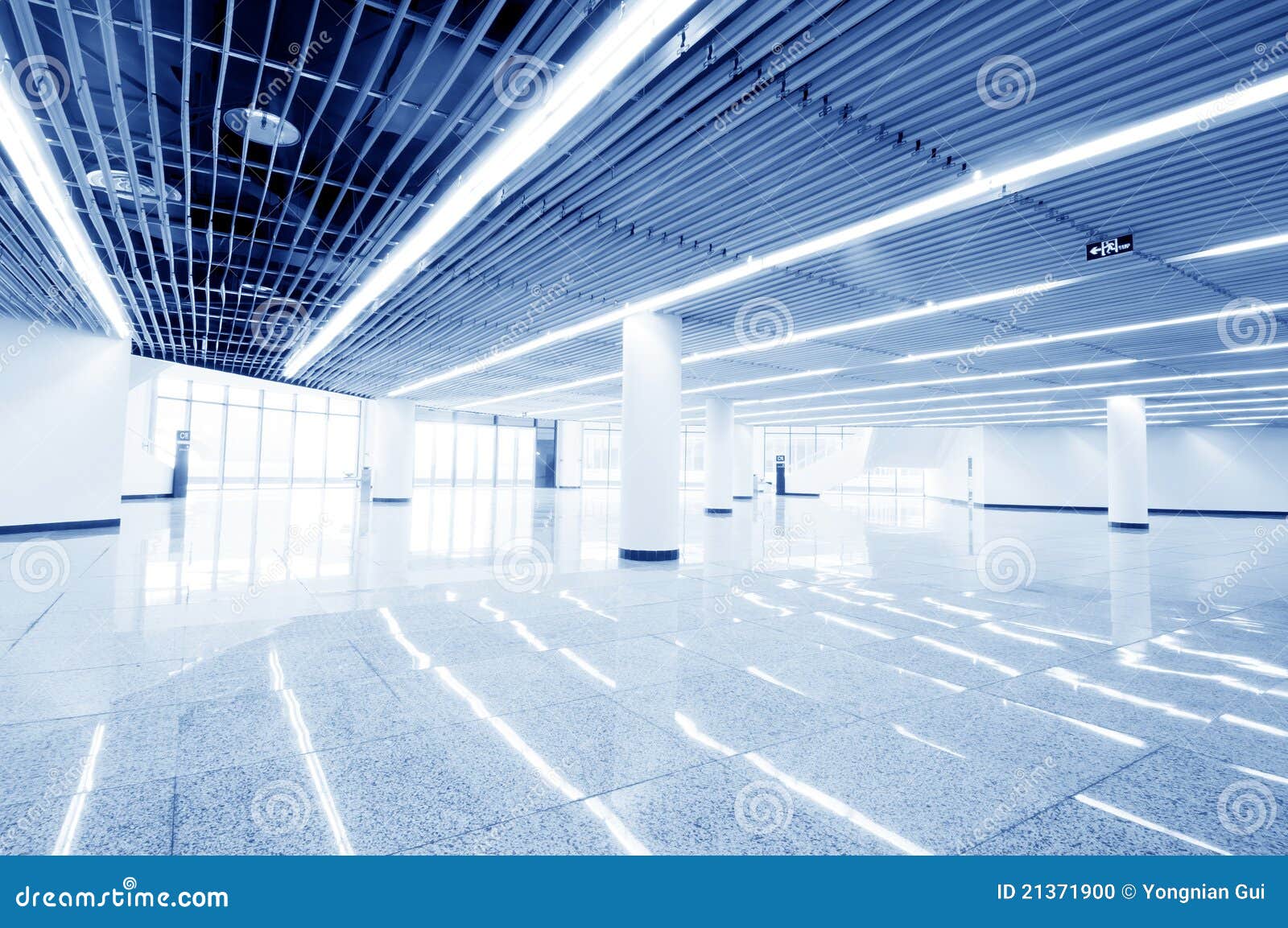 Modern Hall Inside Office Center Stock Photo - Image of hotel, business ...