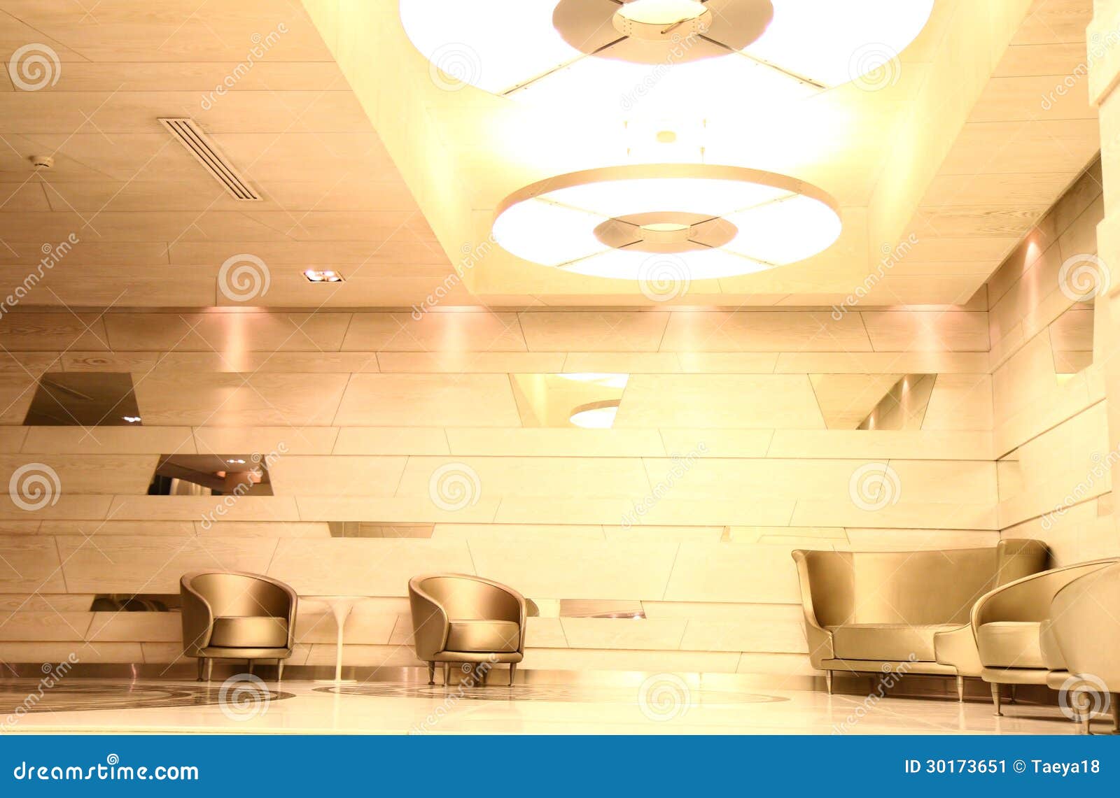 Modern hall stock image. Image of mirror, room, reflection - 30173651