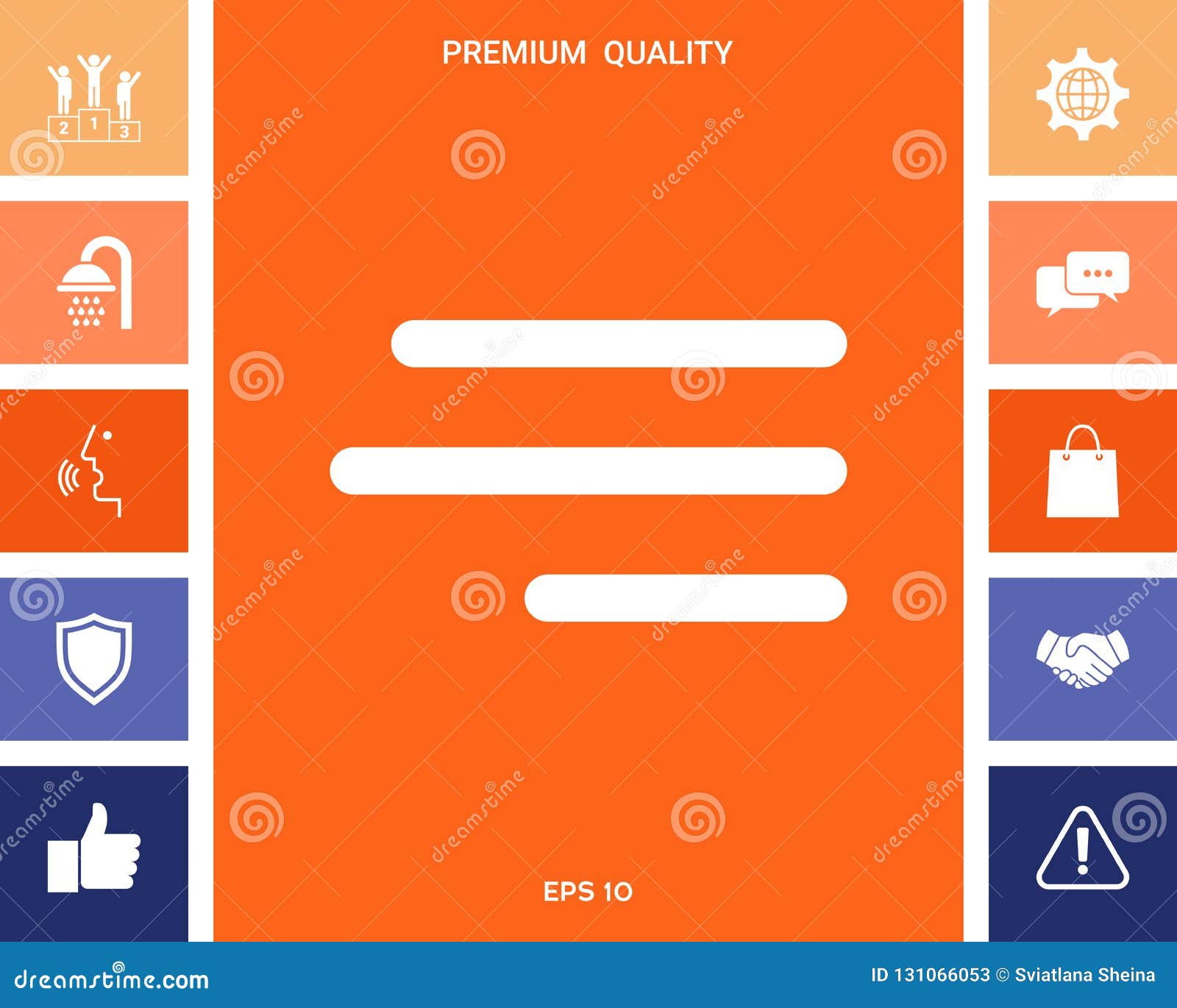 Modern Hamburger Menu Icon for Mobile Apps and Websites Stock Vector ... Modern Hamburger Menu Icon for Mobile Apps and Websites Stock Vector ...