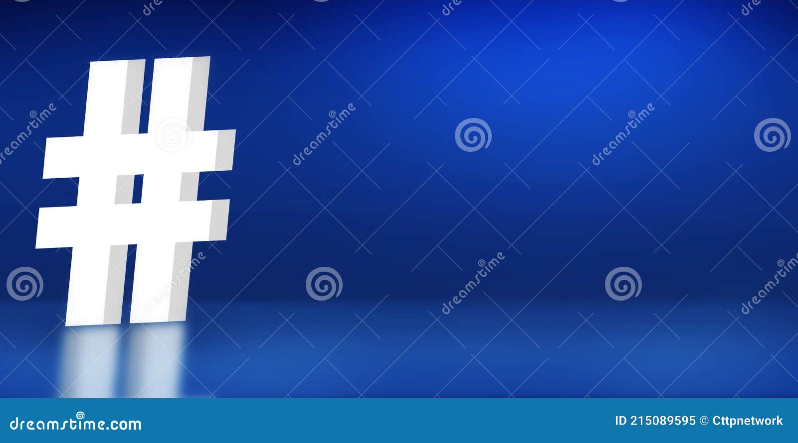 Modern Hashtag 3D Rendered Icon on a Red Wallpaper. Abstract 3D ...