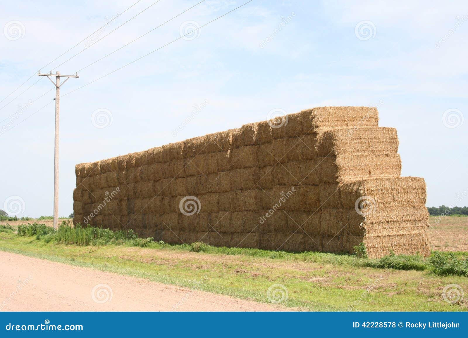 Modern haystack 3 stock photo. Image of harvest, 4x4x9 - 42228578