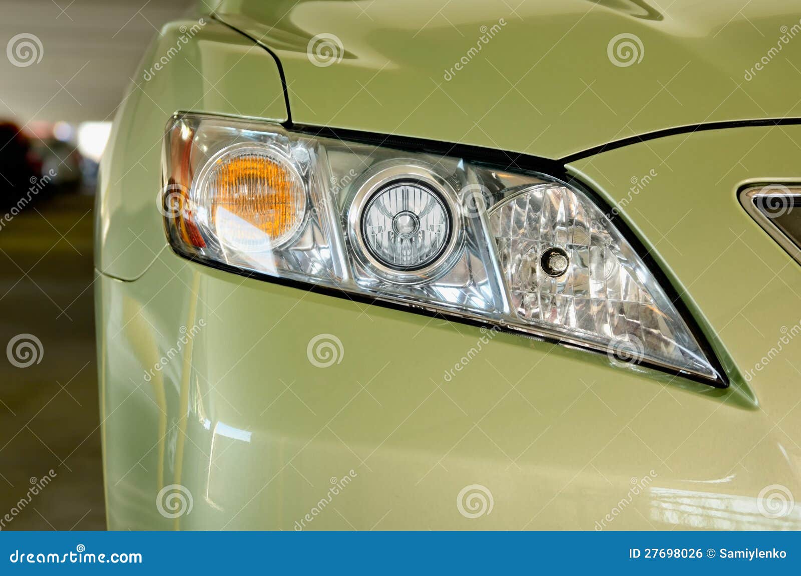 Modern headlight stock photo. Image of headlamp, vehicle - 27698026