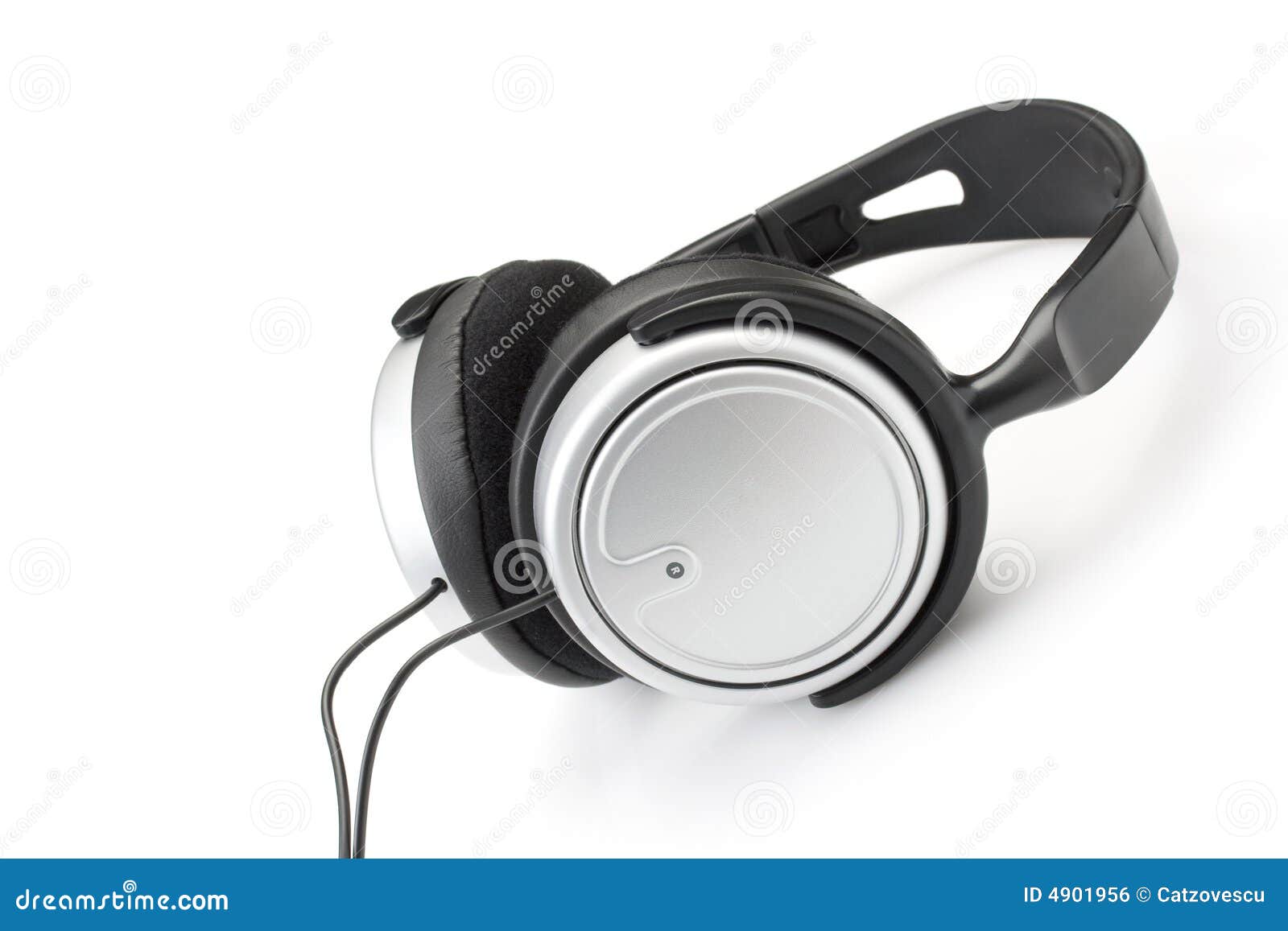 Modern headphones stock photo. Image of plastic, stereo - 4901956