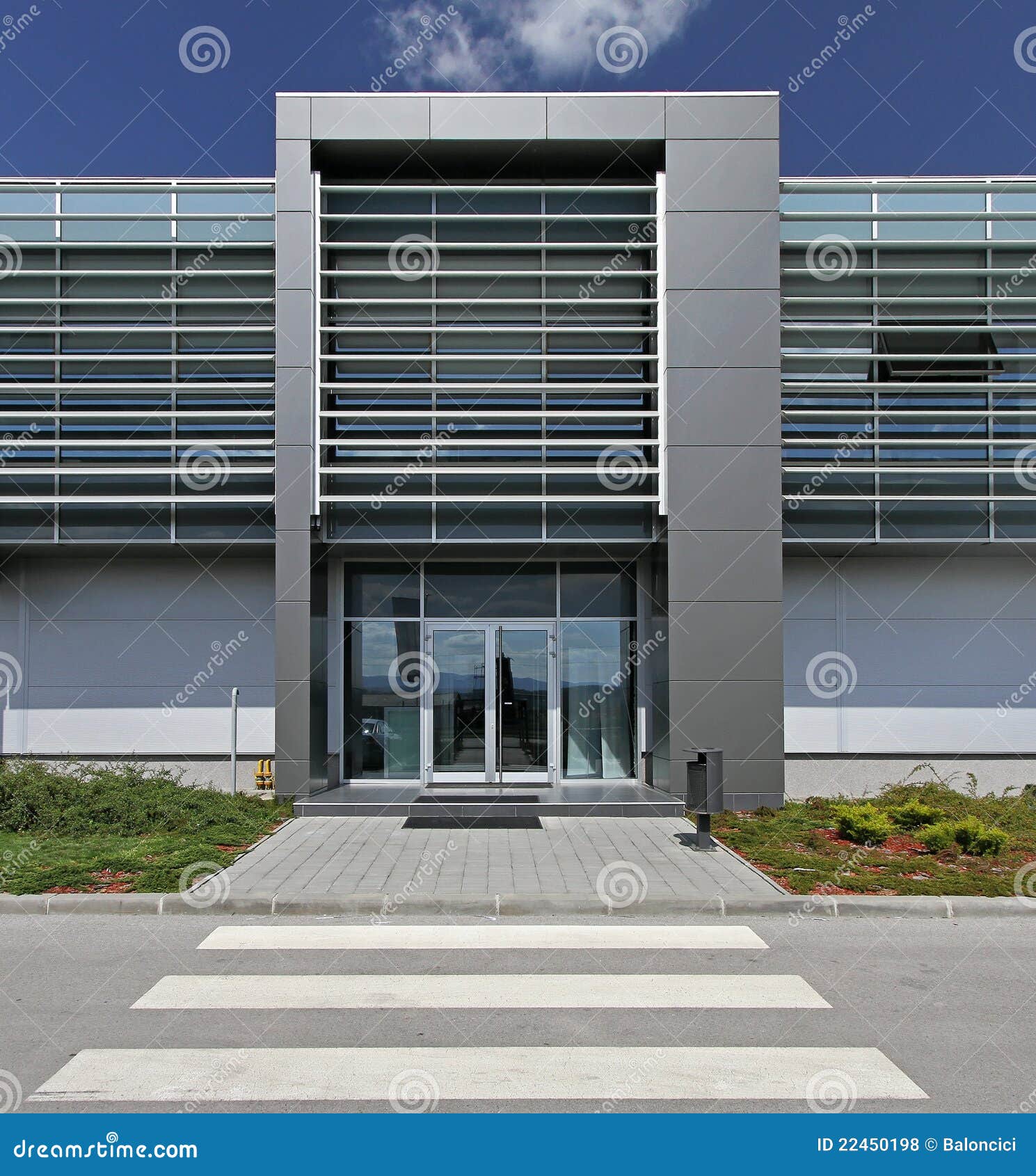 Modern headquarters stock photo. Image of entrance, modern - 22450198