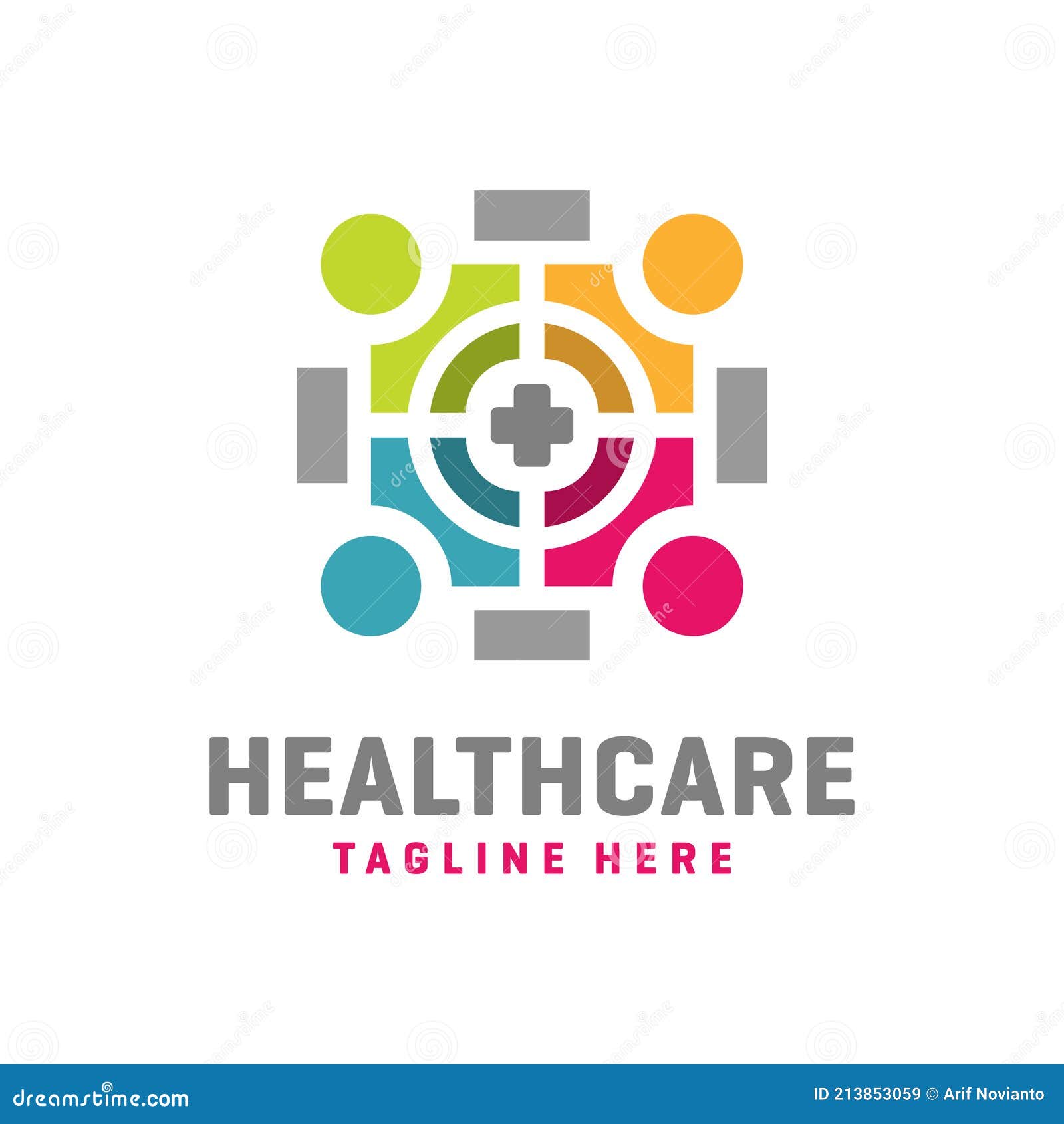 Modern Health Community Logo Stock Vector - Illustration of group ...