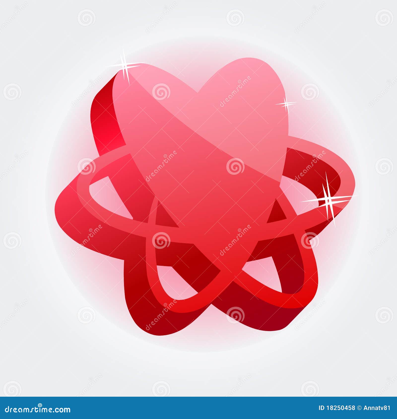 Modern heart stock vector. Illustration of style, valentine - 18250458