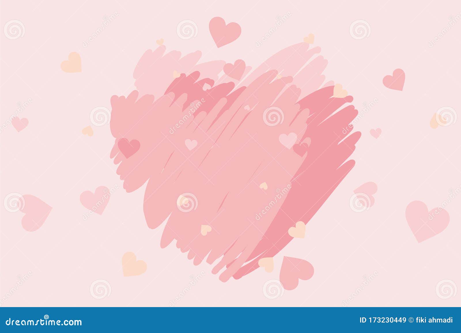 Modern Heart Love Background Stock Vector - Illustration of card ...