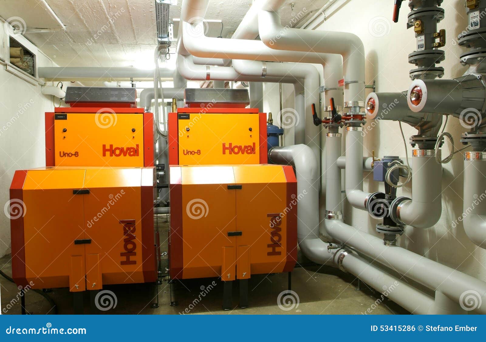 Modern heating system editorial photo. Image of system - 53415286